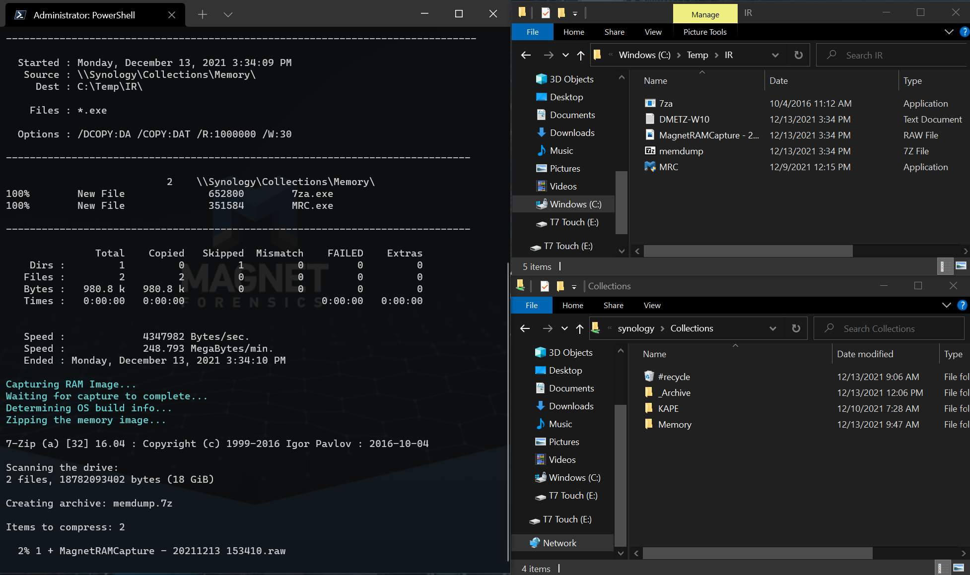 Adding RAM collections to KAPE Triage – Baker Street Forensics