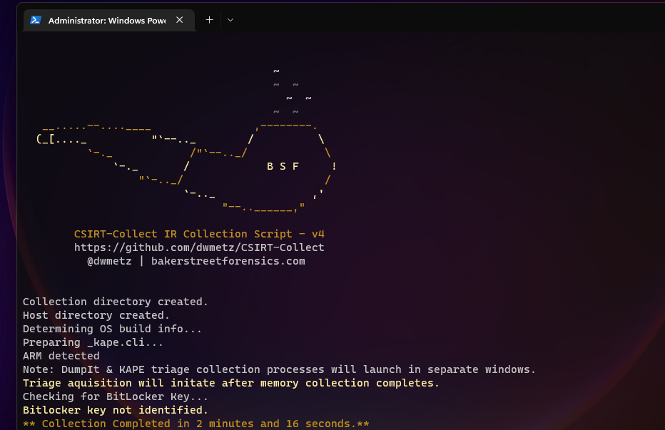 KAPE batch mode, ARM Memory, updates to CSIRT-Collect, and all the ...